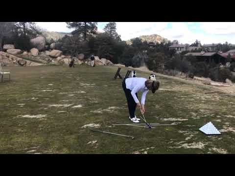 Acculine Golf Puck demonstration - YouTube