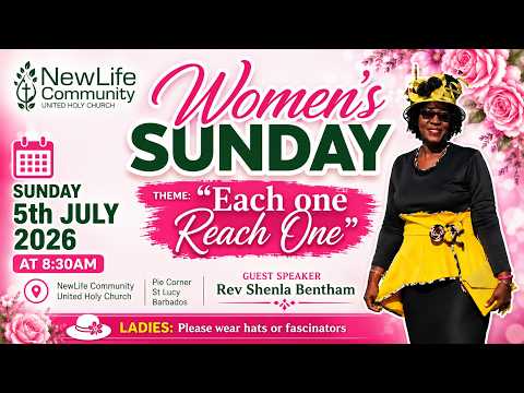 Women's Sunday NewLife Encounter  | July 5th 2026 | Rev Shenia Bentham