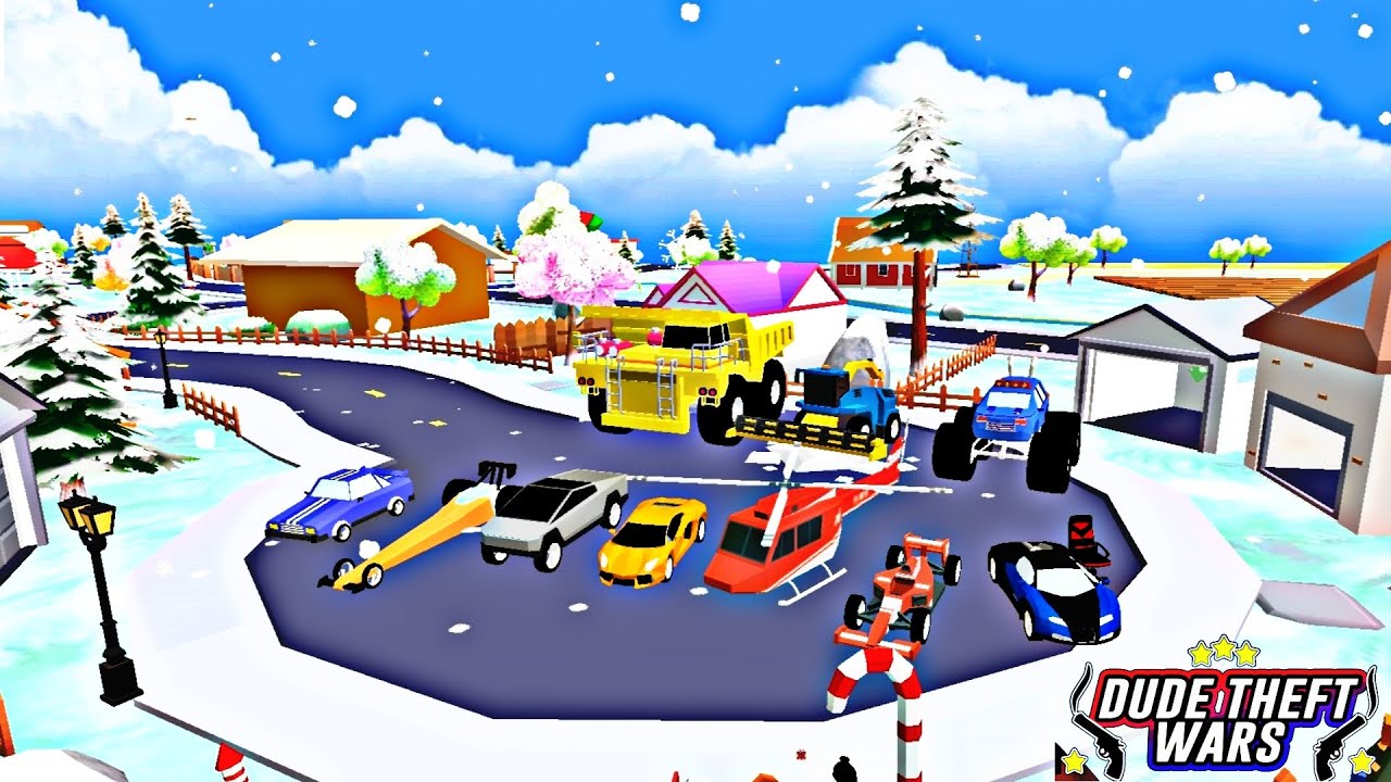 collection of various vehicles | Dude Theft Wars - YouTube