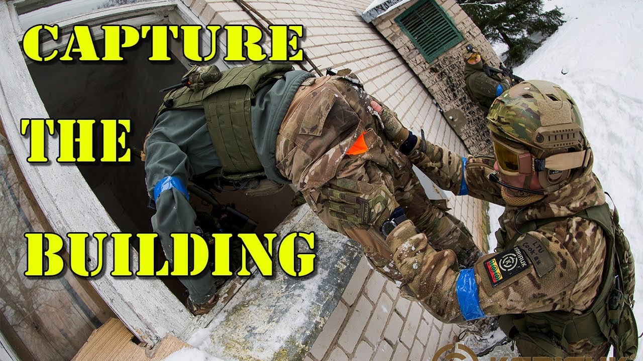 Capture The Building airsoft skirmish gameplay. - YouTube
