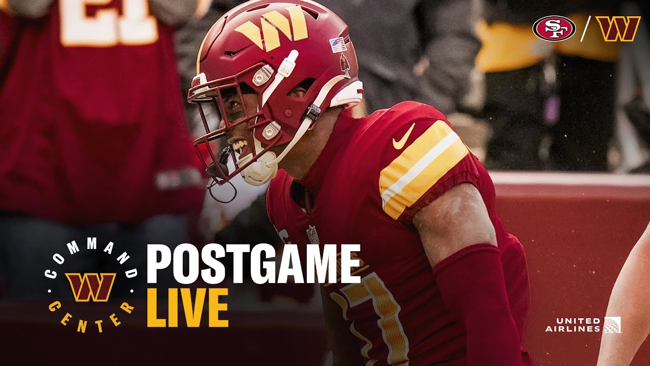 Postgame Live: Commanders Fall at Home to 49ers to Close Out 2023 | NFL ...