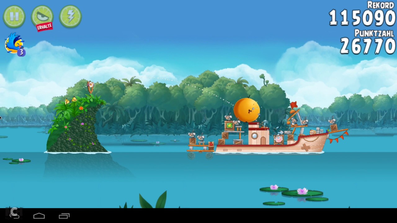 Angry Birds Rio Treasure Hunt Level 22 115430 - YouTube