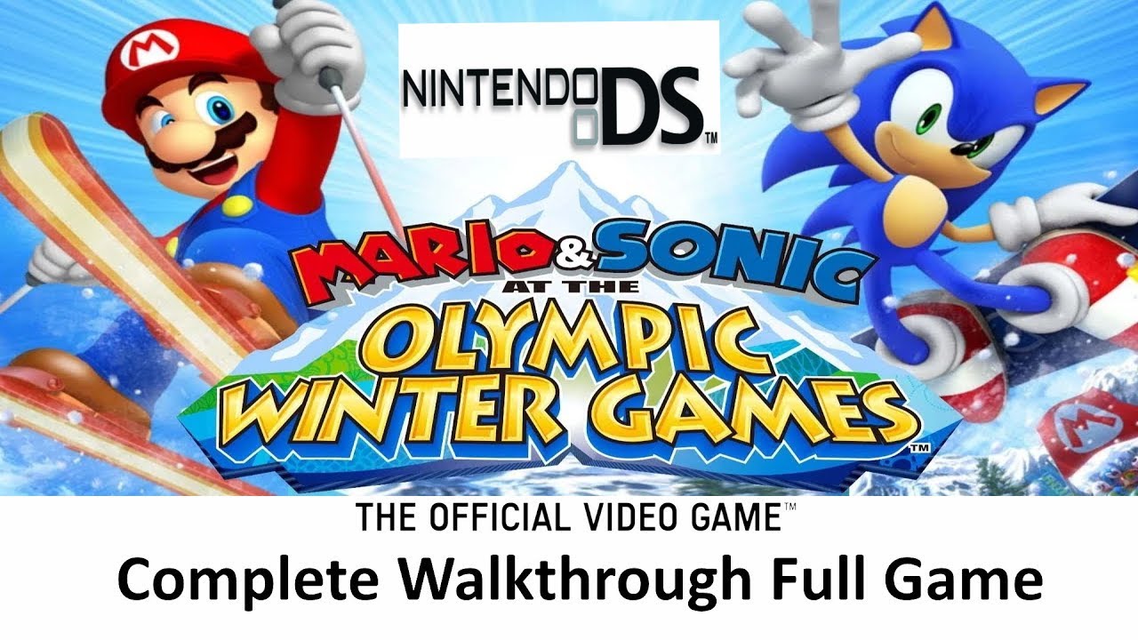 Mario & Sonic at the Winter Olympic Games All DS Events | Olympic Video ...