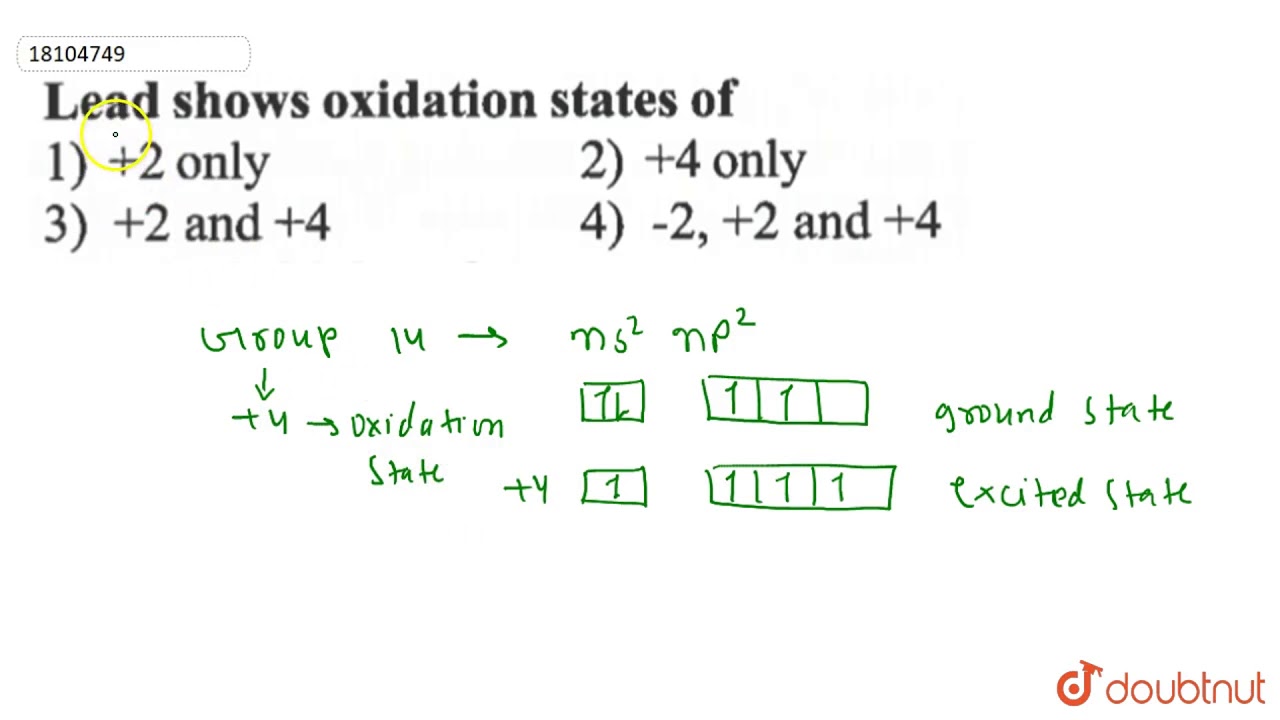 Oxidation Number Pb: Understanding Lead's [Key States] & Stability ...
