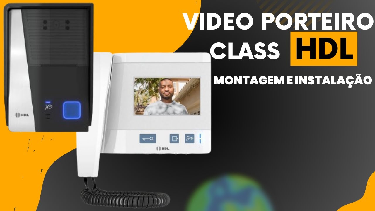 Como Ligar e Instalar um Video Porteiro Class HDL - YouTube