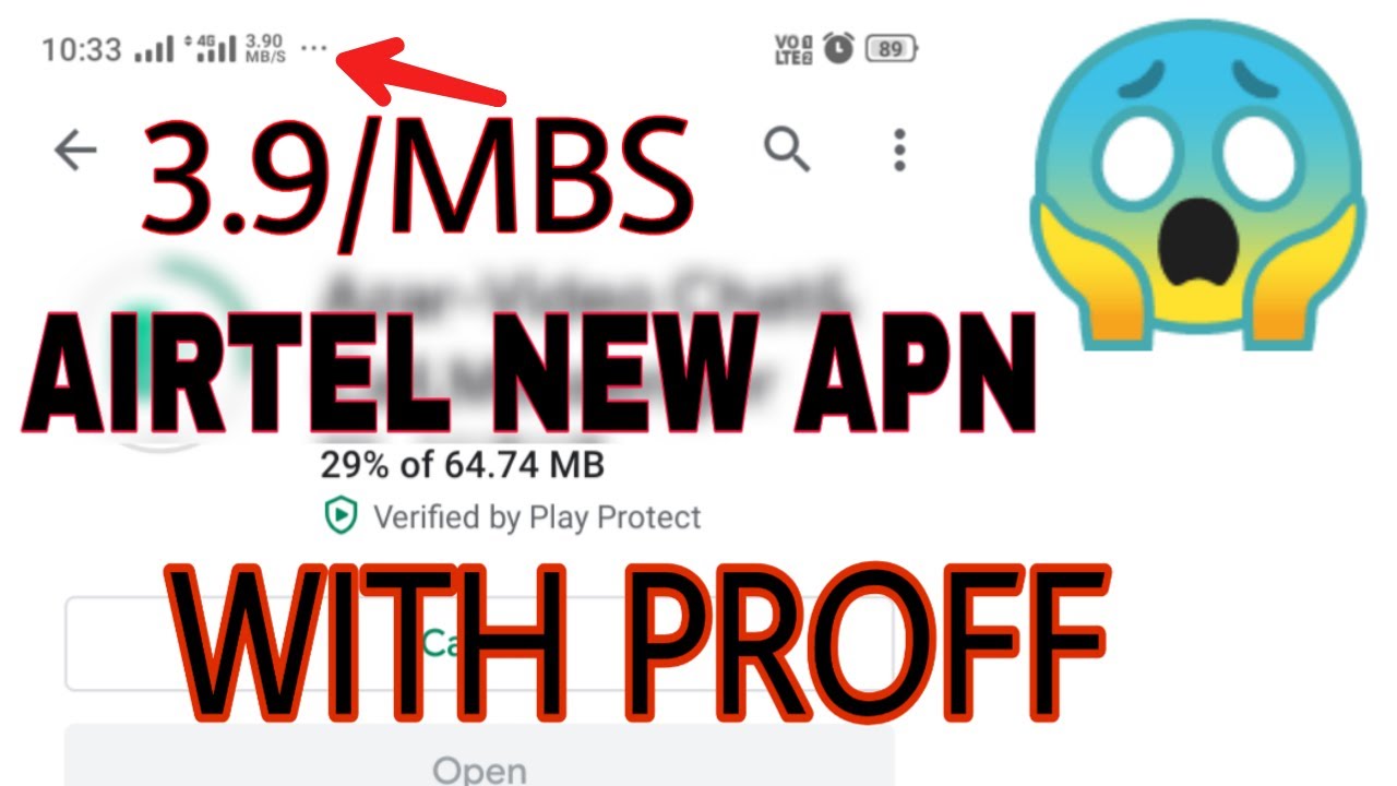 Airtel 4G High Speed Internet Settings Get 4Mbs In Android Mobile /How ...