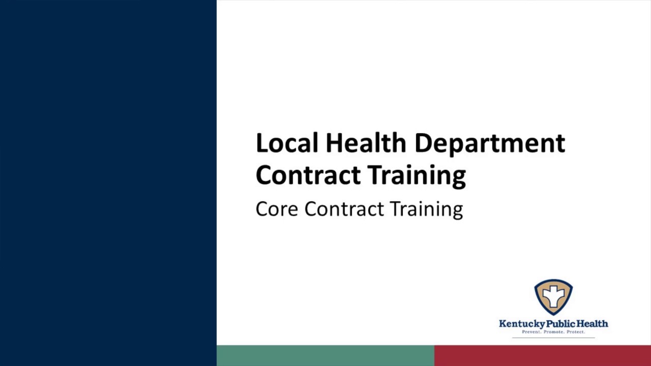 LHD Contract Training - Core Contract Training - YouTube