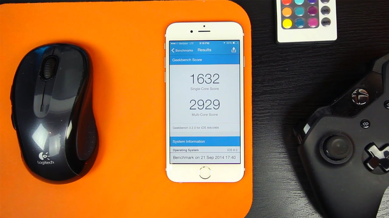 iPhone 6 benchmark speed test - YouTube