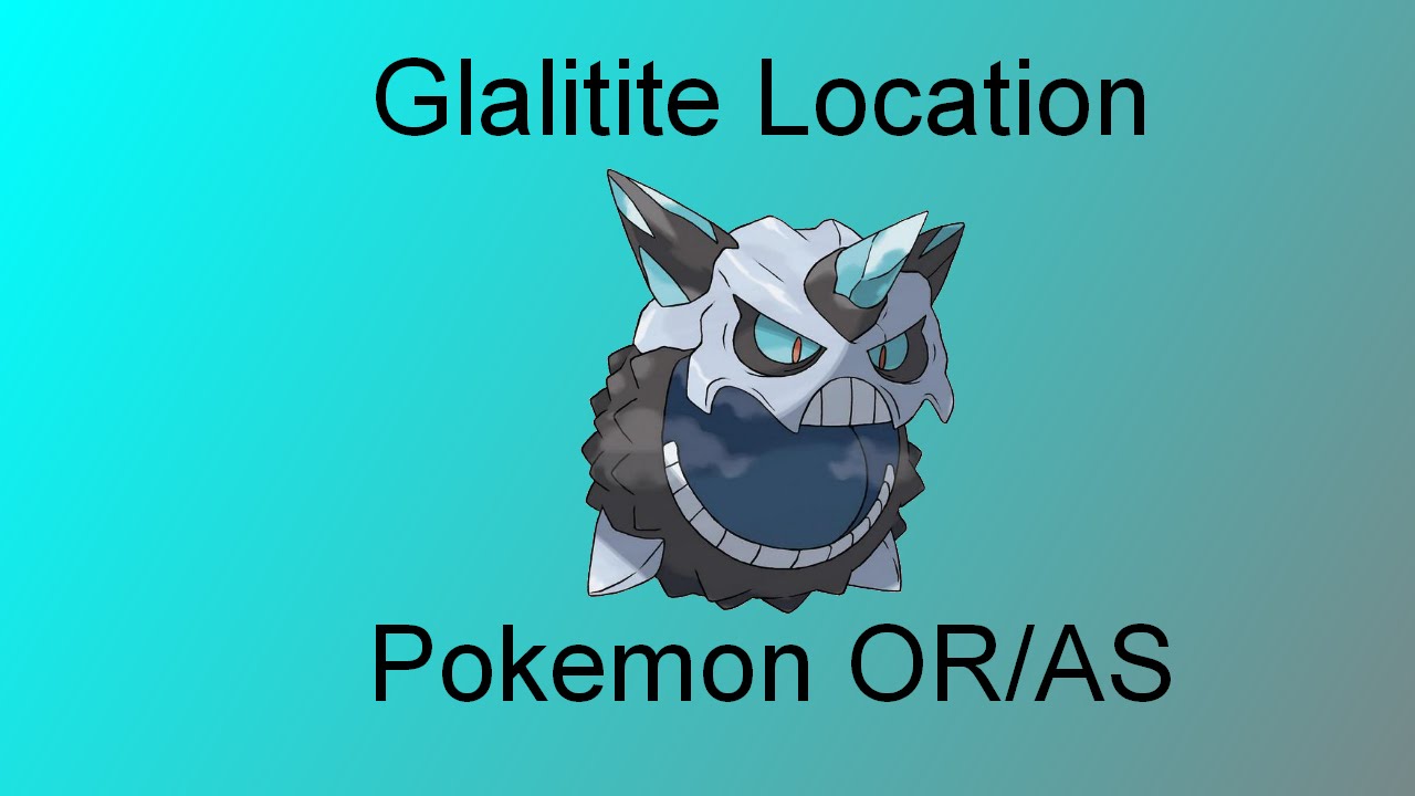 Pokemon Omega Ruby/Alpha Sapphire: Where to find Glalitite( Glalie Mega ...