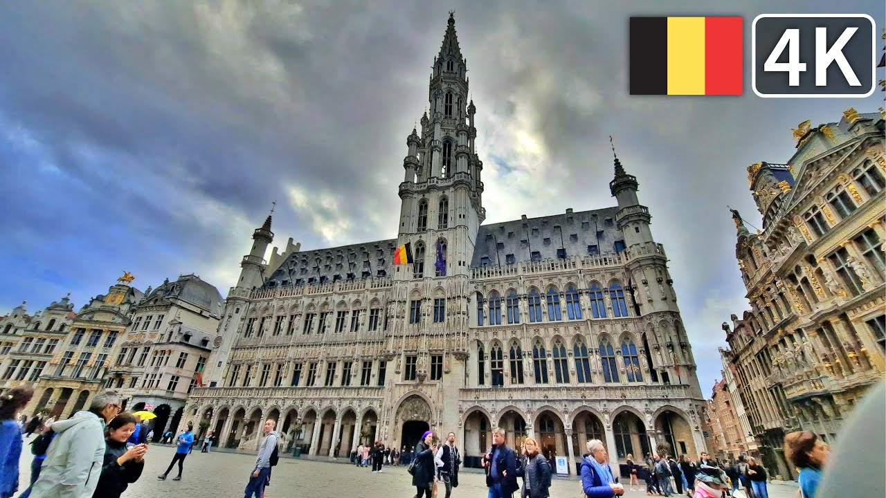 🇧🇪 Grand Place Walking Tour Brussels Belgium [4K] - YouTube