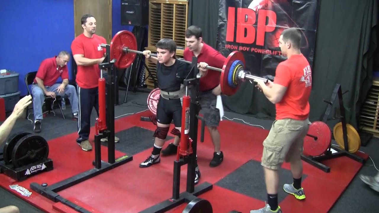IRON BOY POWERLIFTING: HUNTER ALLEN at the IBP NC STATE YOUTH / TEEN ...