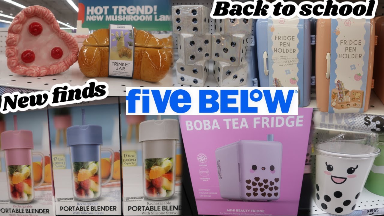 FIVE BELOW * NEW * BACK TO SCHOOL/ DORM ROOM DECOR 2024 - YouTube