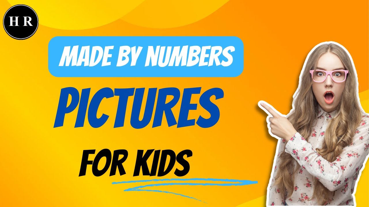 Draw Pictures made by Numbers for Kids - YouTube
