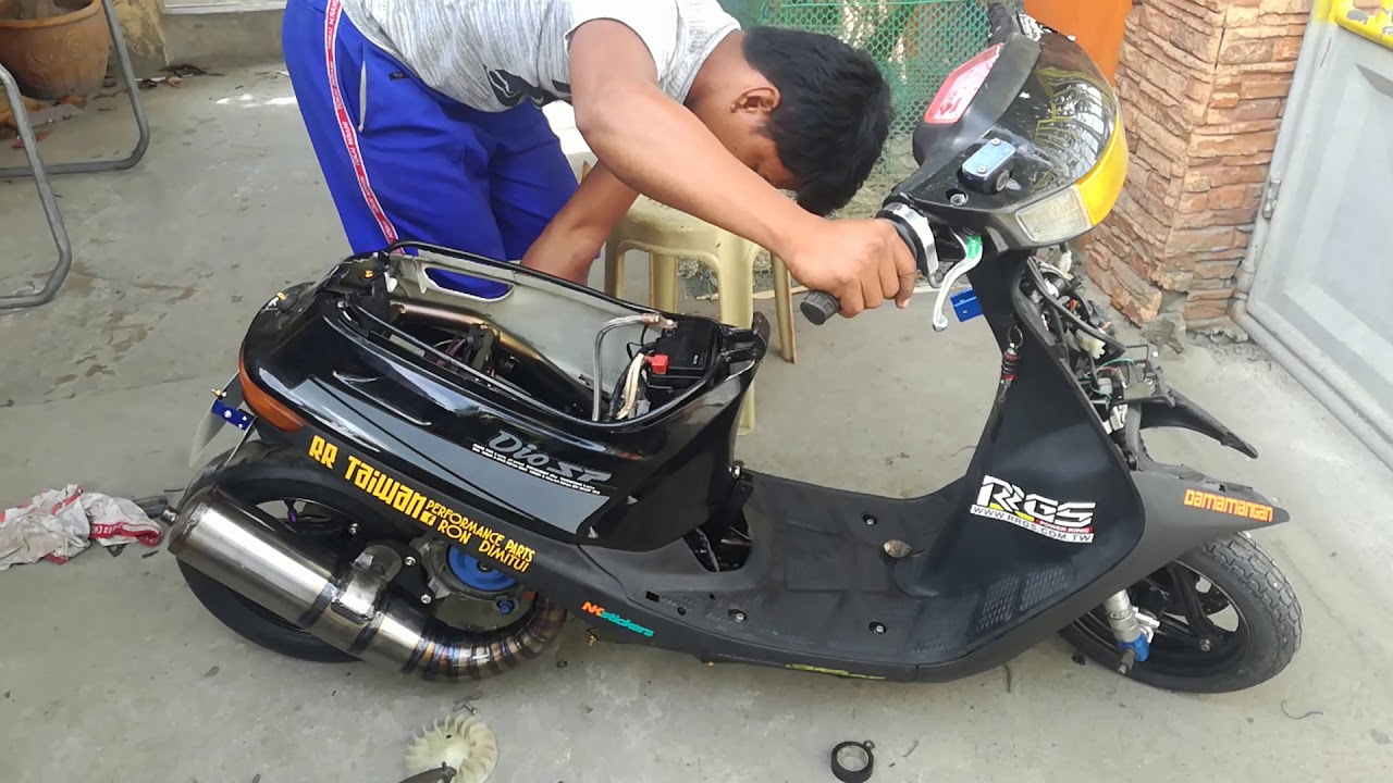 Dio 125cc NOG2 First Start 2017 - YouTube