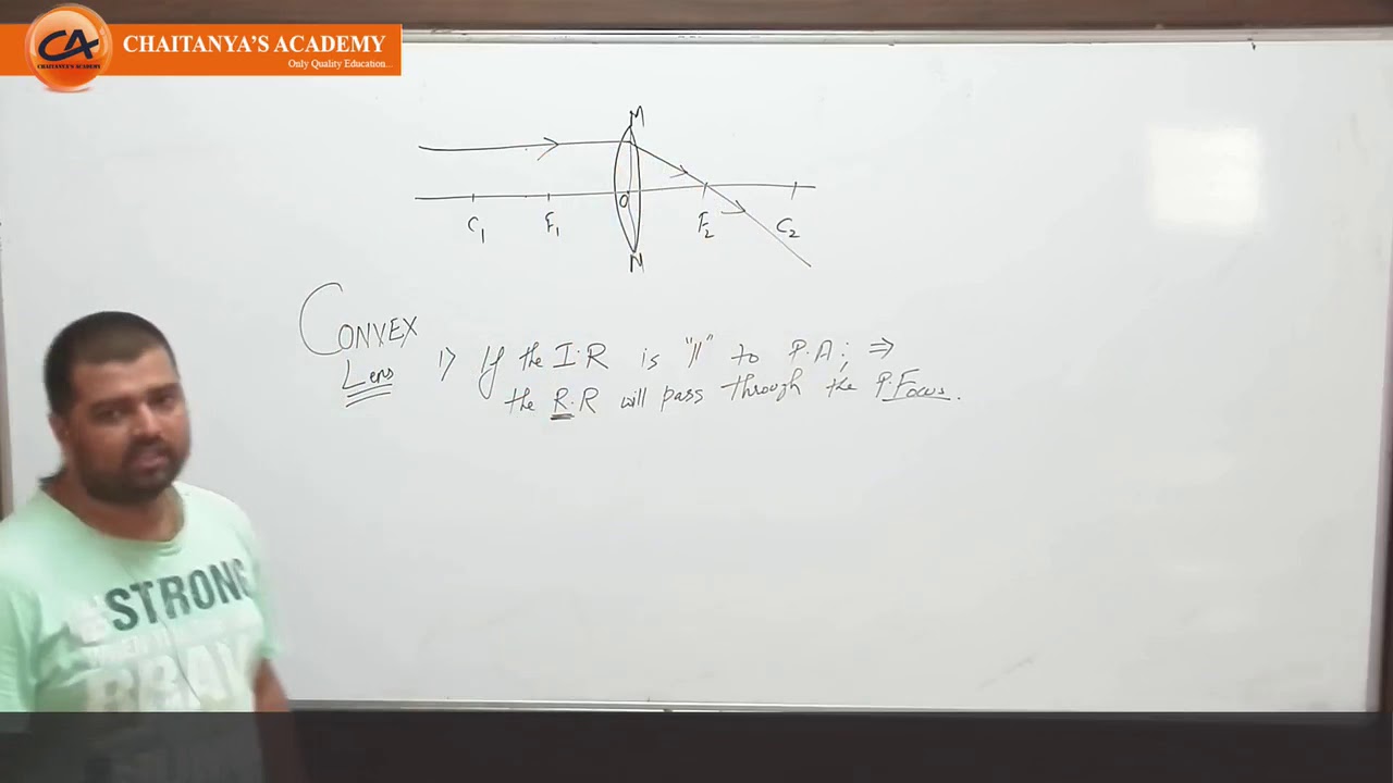 Three Principle Rays for Convex Lens 10th Physics Video 3 by Digvijay ...