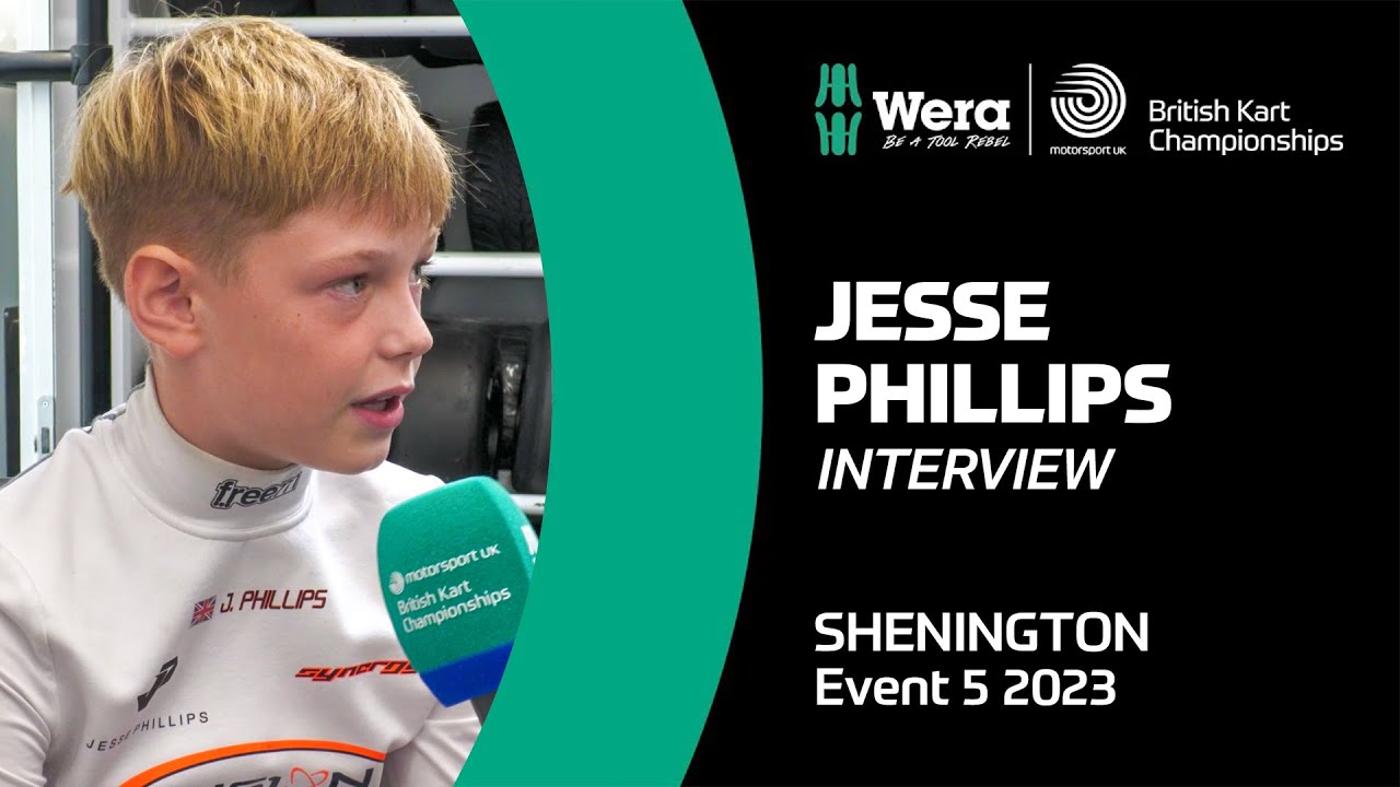 Jesse Phillips | Water Swift | Event 5, Shenington | Wera Tools British Kart Championships - YouTube