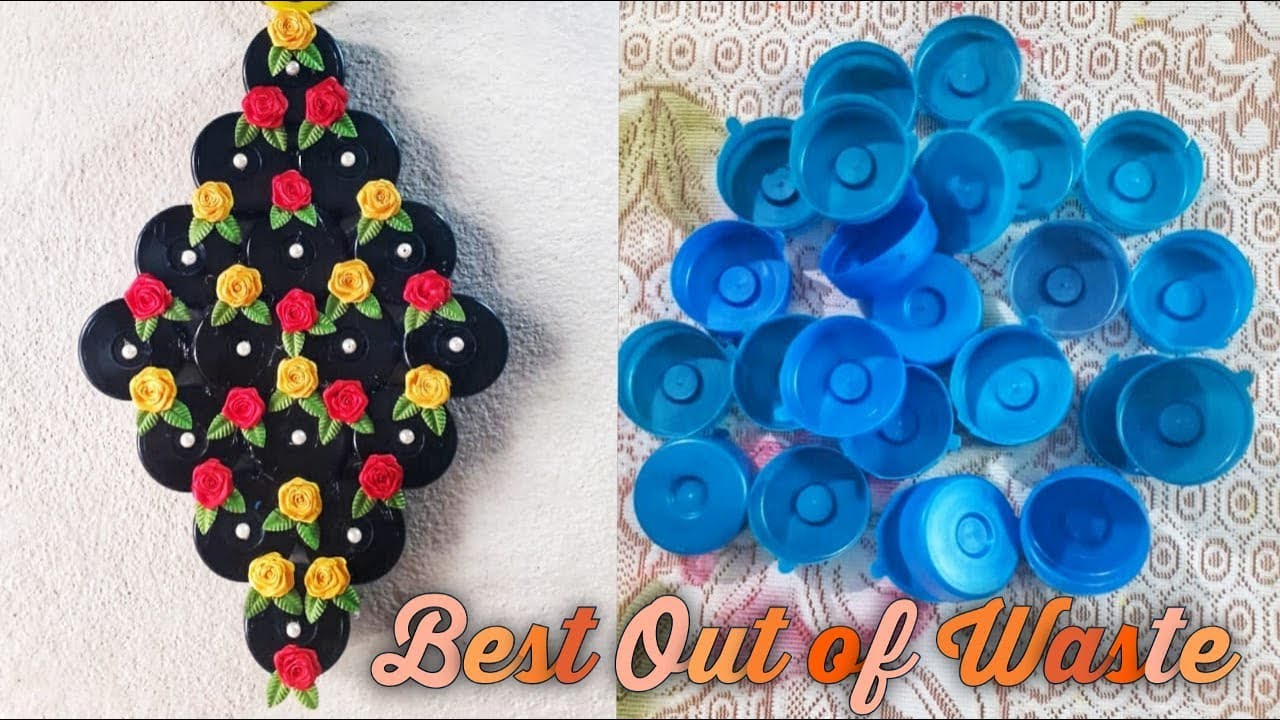 Best Out Of Waste Ideas|How to Reuse Waste Plastic Bottle Caps|Simple ...