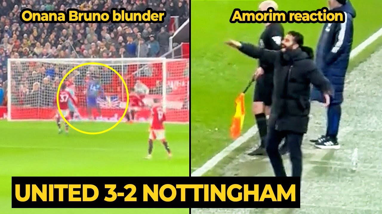 Ruben Amorim angry reaction on United loss 3-2 against Nottingham ...