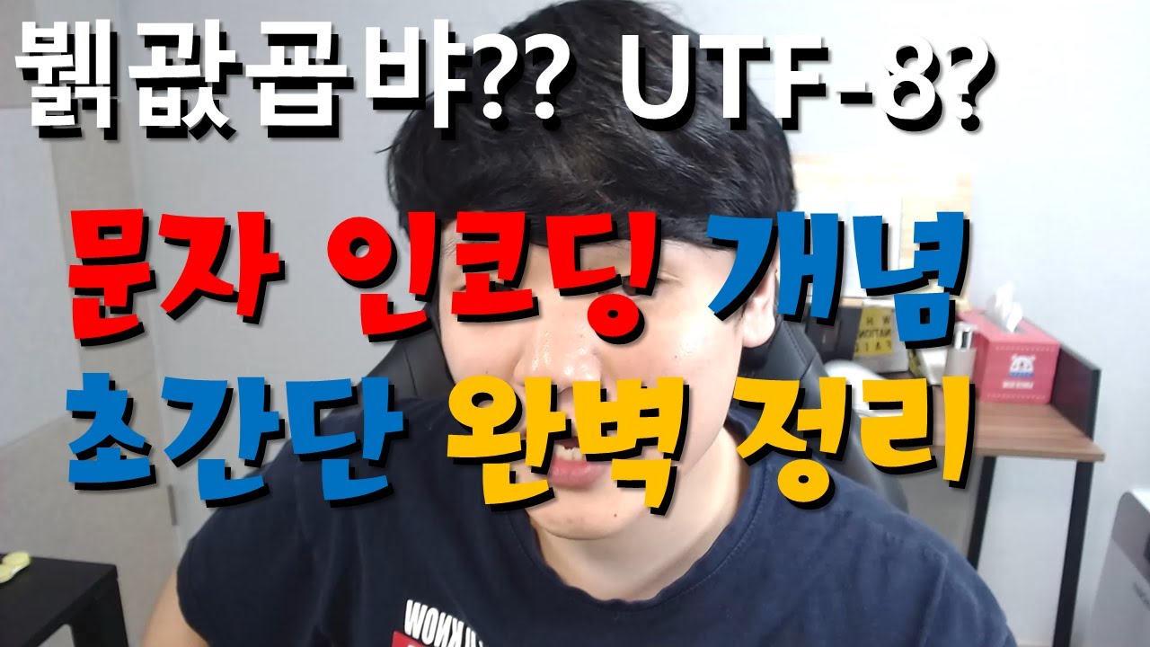 문자 인코딩 초간단 개념 정리 Utf 8 아스키 유니코드 Youtube