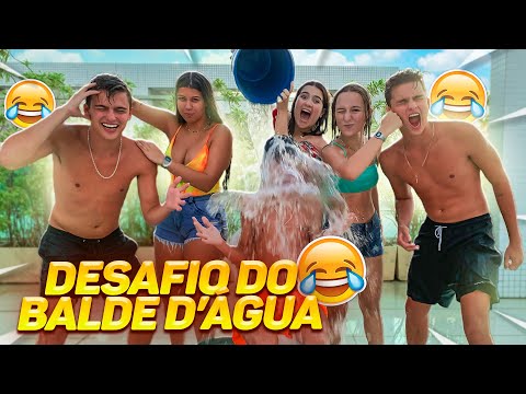 DESAFIO DO BALDE D'ÁGUA | MENINOS X MENINAS(deu briga)