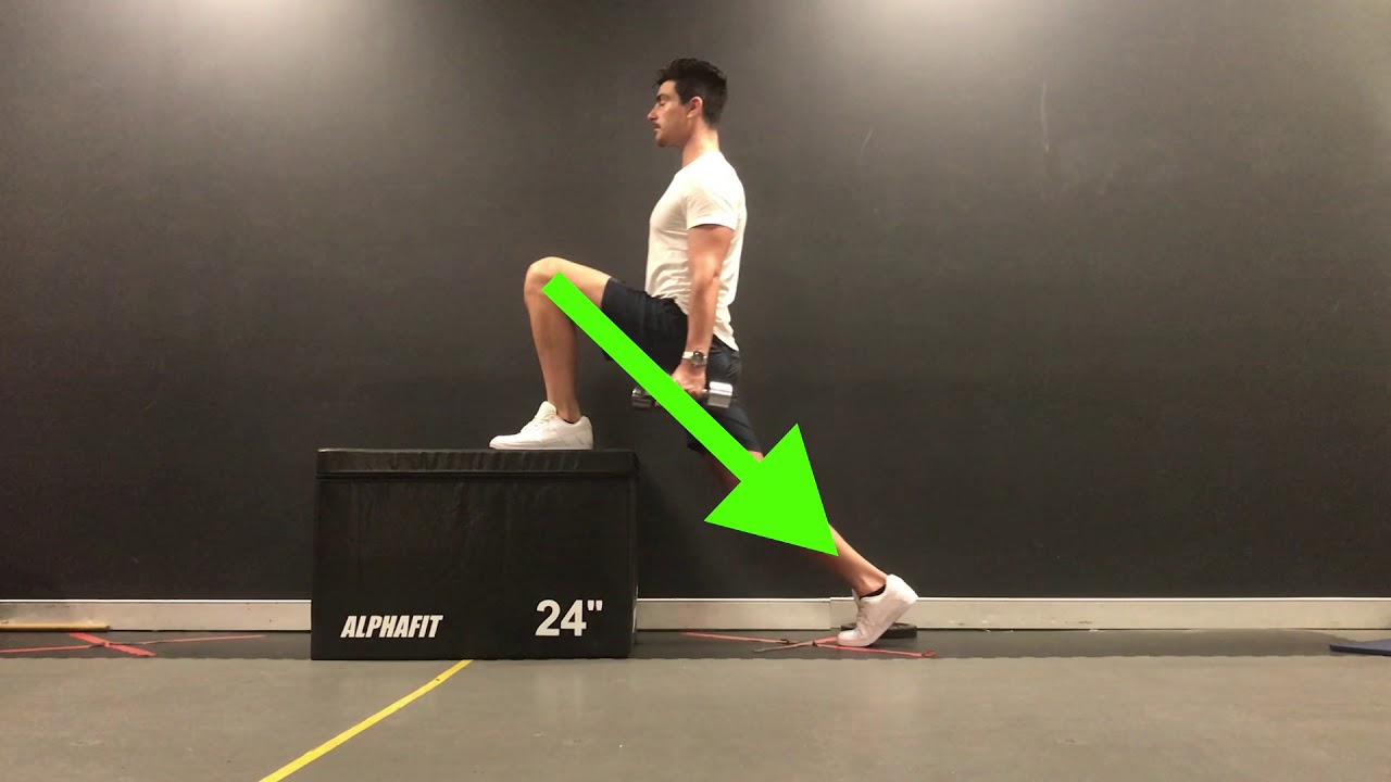 Front foot elevated split squat - YouTube