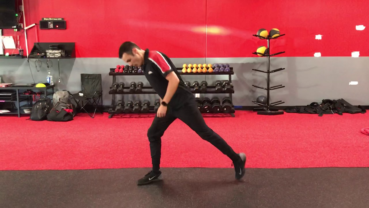 Split Stance Hops - YouTube