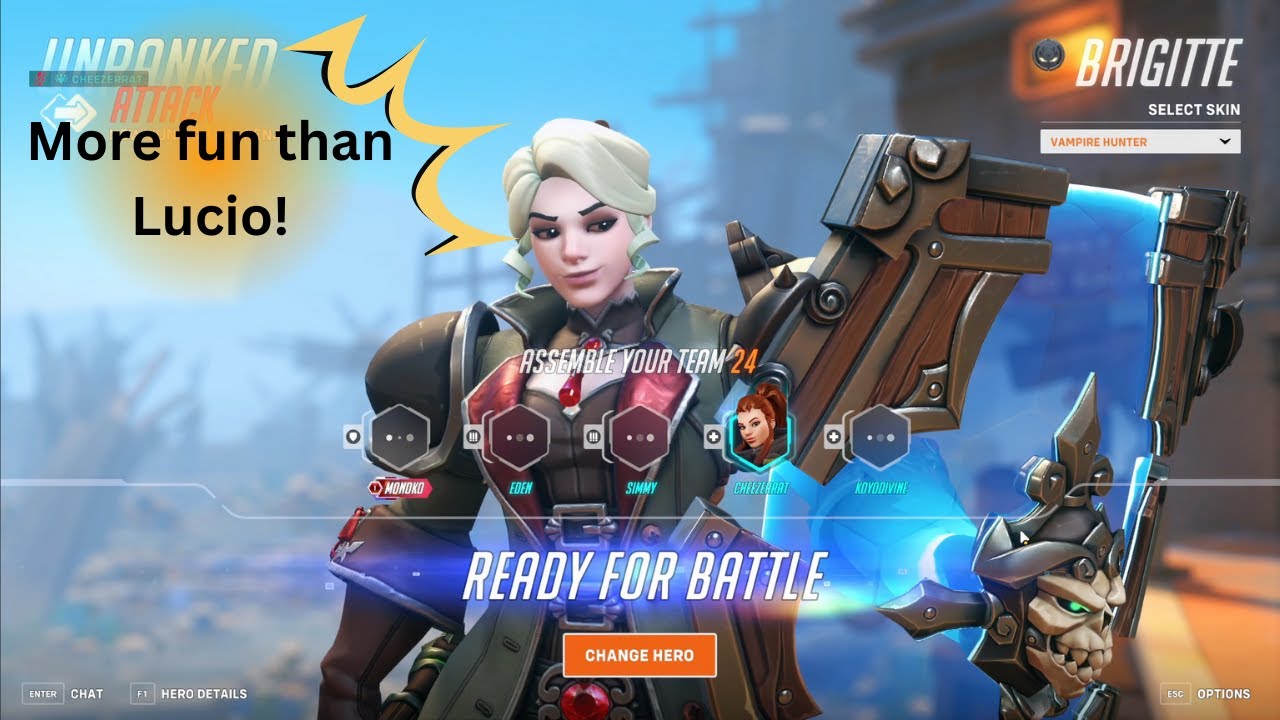 Brig is the most fun Support in Overwatch!! (you can't tell me ...
