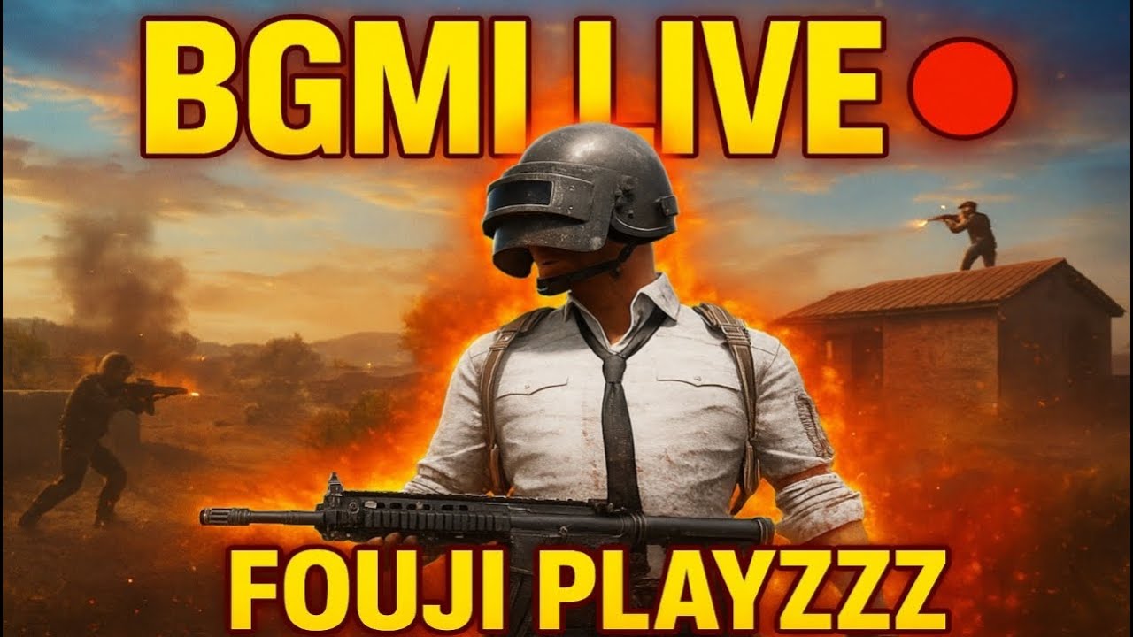 🔴 BGMI LIVE | Intense Squad Gameplay | Fouji Playzzz - YouTube