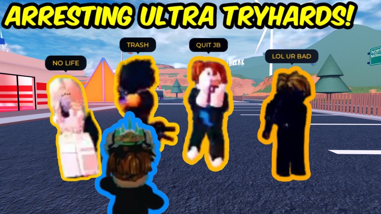 ARRESTING ULTRA TRYHARD CRIMINALS IN TOWN GUN SHOP! | Roblox Jailbreak ...
