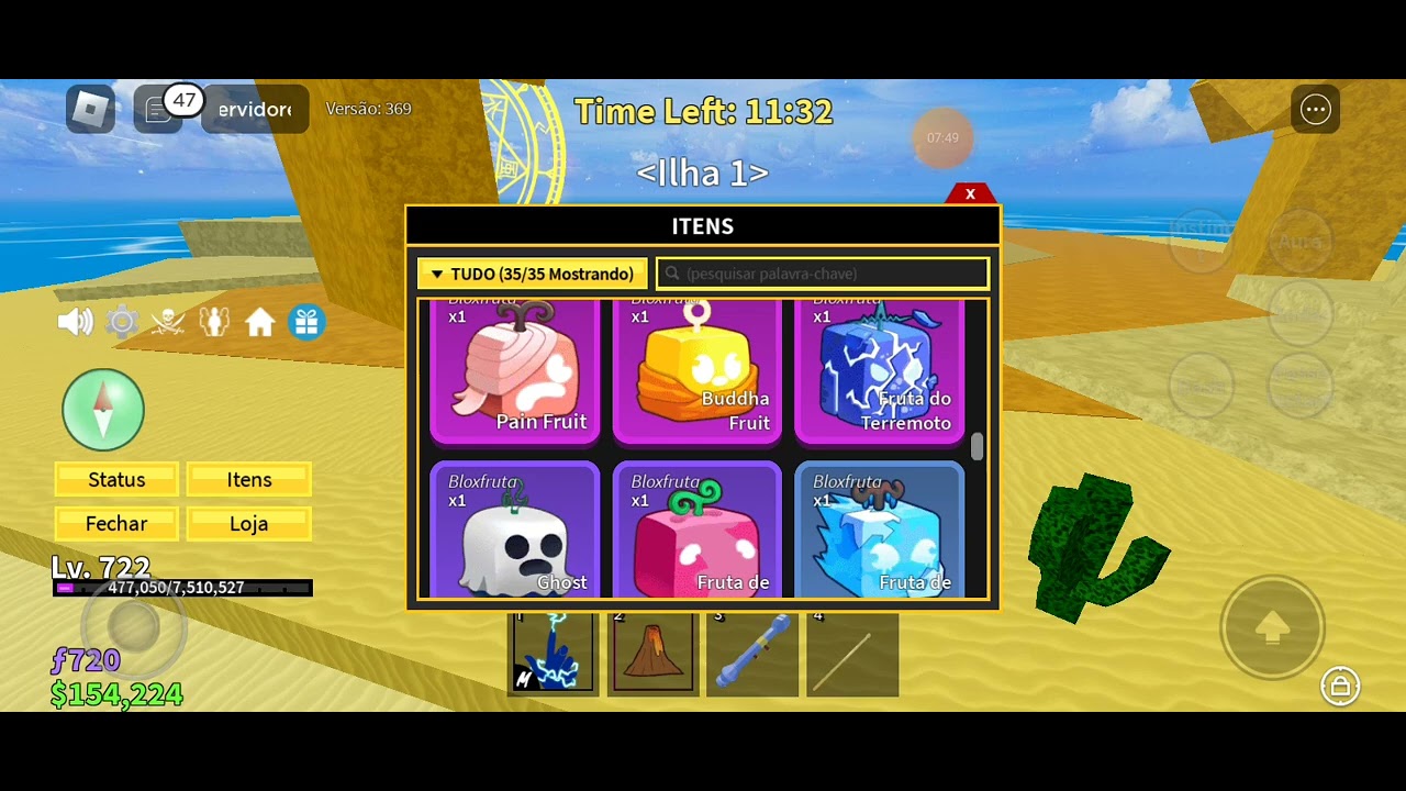 Despertei a fruta dos deuses do Blos fruits! "Blox fruits s2 e1" - YouTube