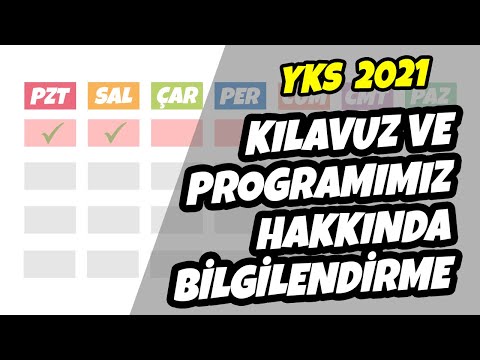 YKS 2021 Kılavuz ve Programımız Hakkında Bilgilendirme #hedefekoş
