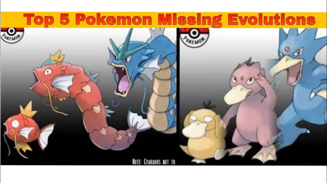 Top 5 Pokemon Missing Evolution || Senseless Evolutions || In Telugu || Zera Voltage Telugu ...