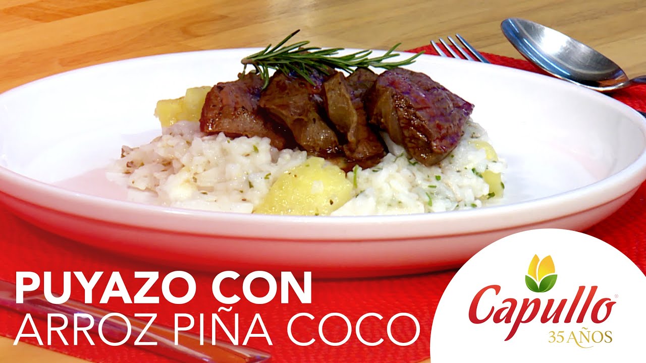 Receta de "Puyazo con Arroz Piña Coco" - YouTube