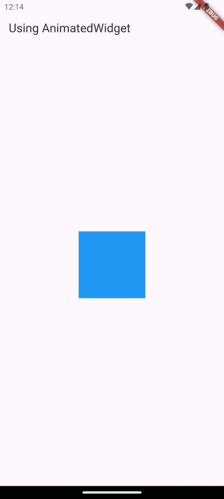 flutter animated widget demo - YouTube