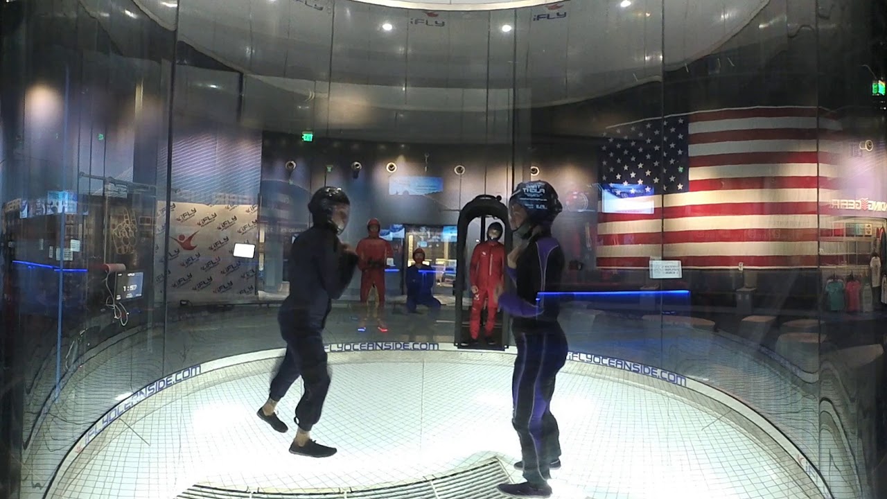 360 VR Indoor Skydiving First Flight: Stephen McCann - YouTube