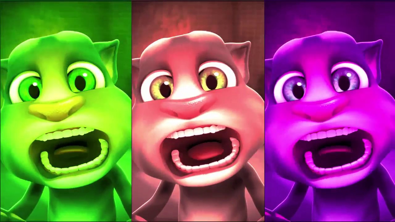 Learn Colors with My Talking Tom Colours for Kids Animation Education ...