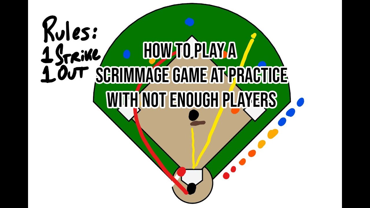 Softball Drills - How to play a scrimmage game at practice with not ...