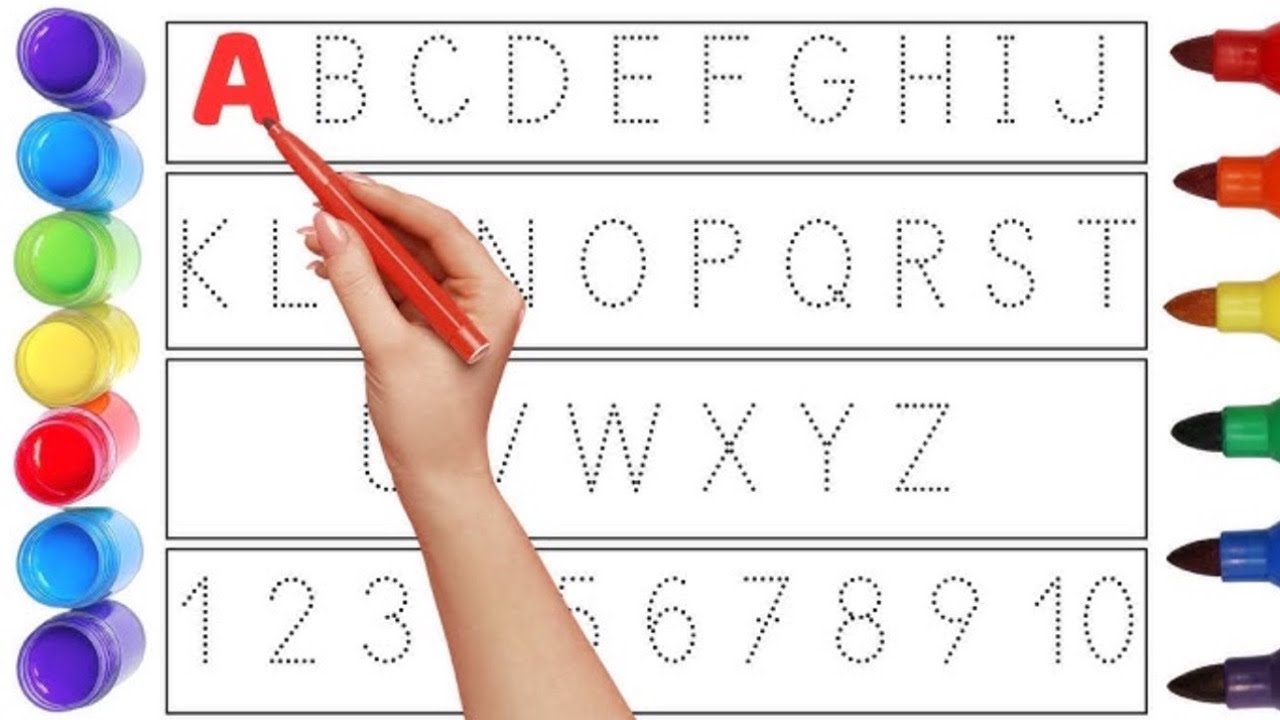 ABCD Alphabet, ABC Song, A to Z, Kids Rhythm, One two three, Learn to ...