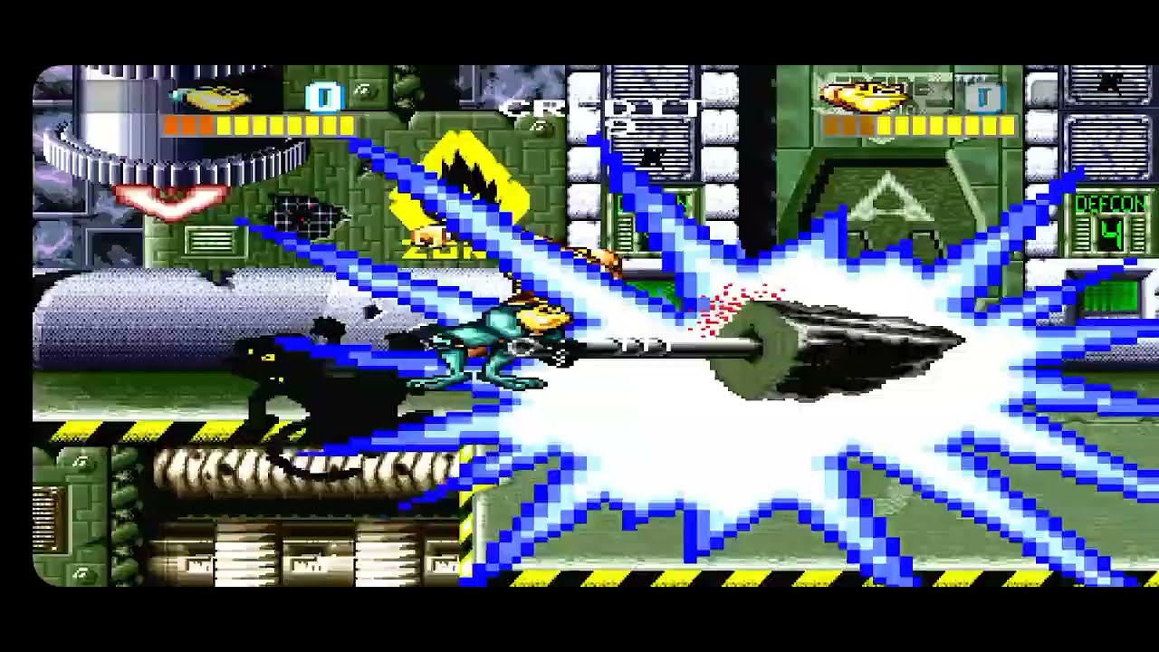 Battletoads Arcade stage 3: Dark Queen's Battleship! - YouTube