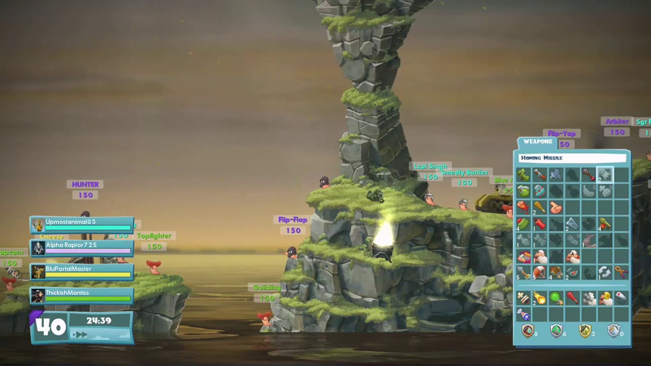 Worms WMD - With friends!!! - YouTube