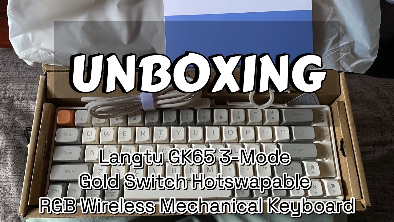 UNBOXING: Langtu GK65 Mechanical Keyboard - YouTube