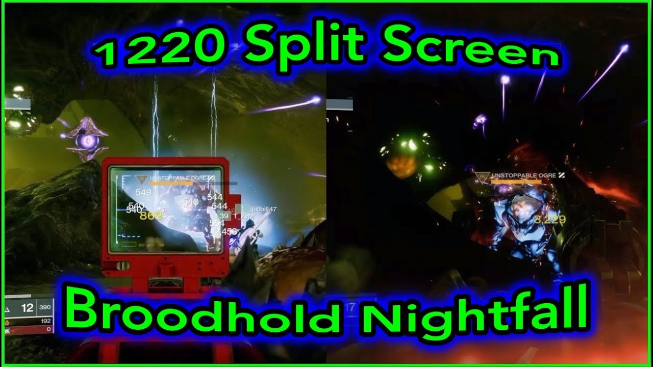 Destiny 2 | Broodhold 1220 Nightfall | Split Screen - YouTube