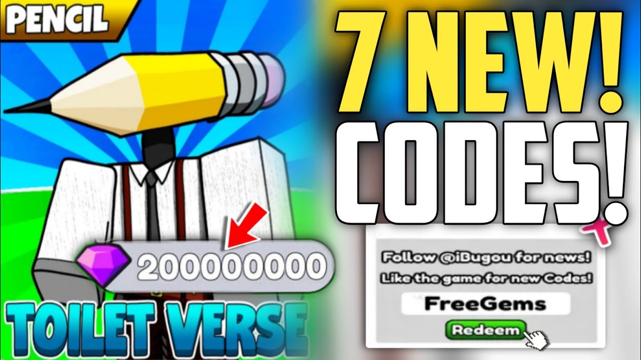 *NEW UPDATE* ROBLOX TOILET VERSE TOWER DEFENSE CODES 2024 - TOILET ...