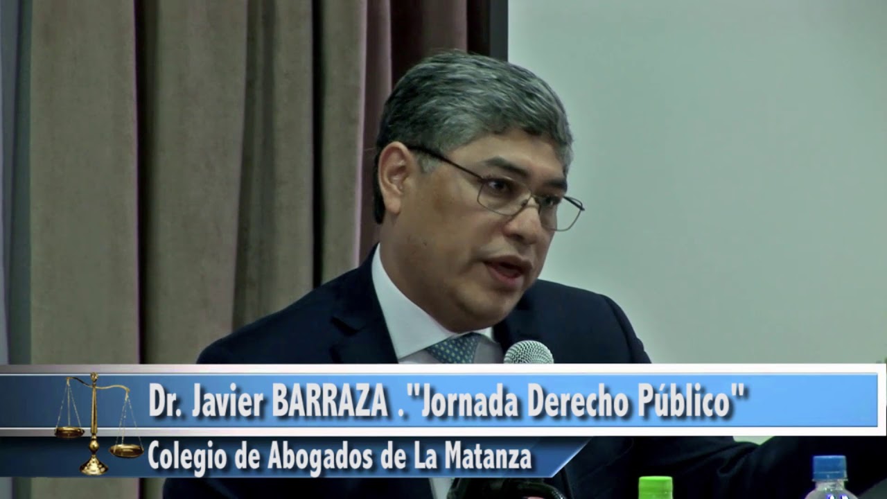 Jornada de Derecho Público. DR Javier BARRAZA - YouTube