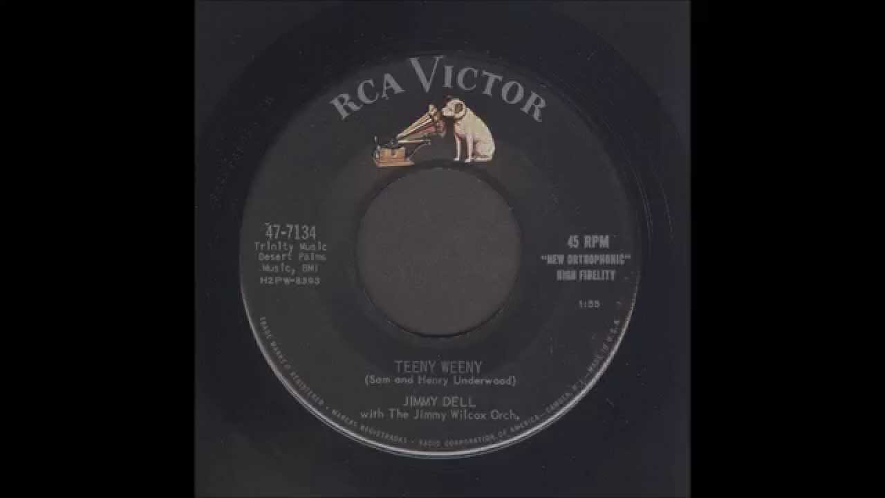 Jimmy Dell - Teeny Weeny - Rock & Roll 45 - YouTube