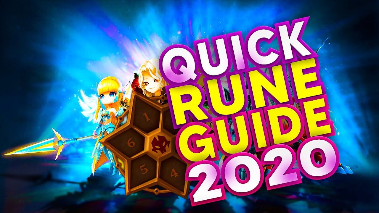 BEGINNER GUIDE - QUICK RUNE GUIDE 101 (Summoners War) - YouTube