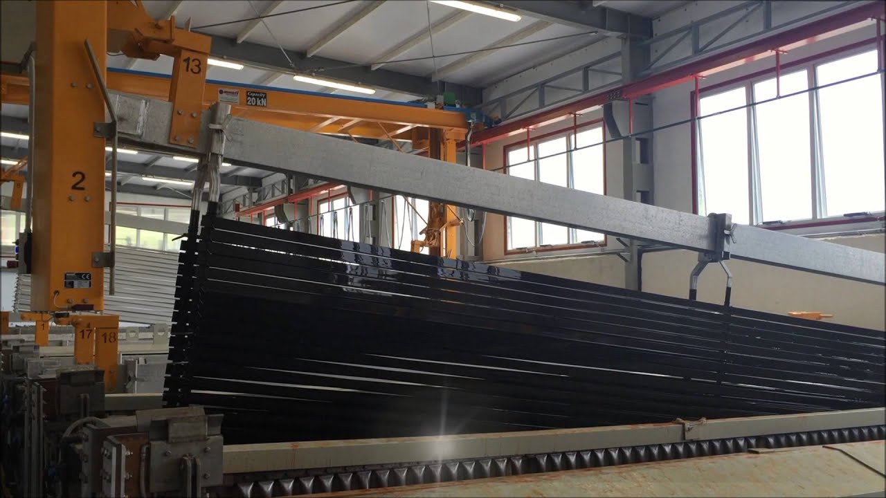 Italian Technology for Anodizing Plants - YouTube
