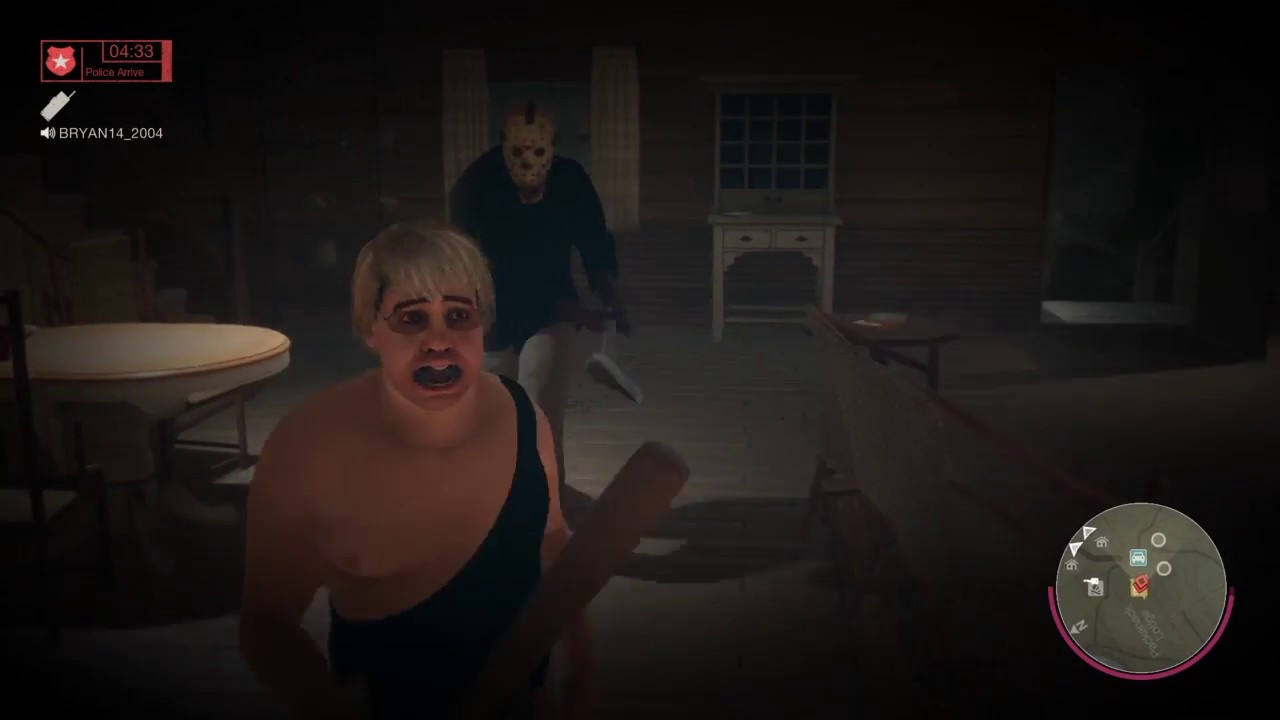 Friday the 13th the game : LaChappa flexing on Jason - YouTube
