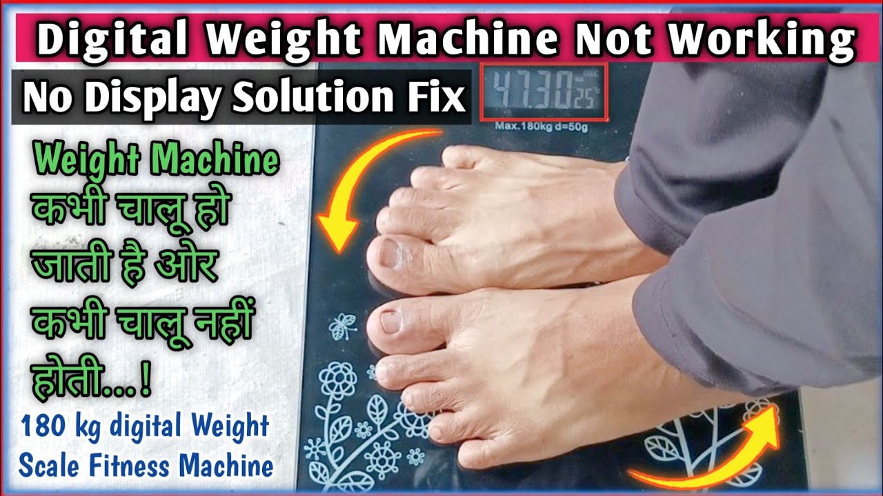 digital weight machine repair |how to repair Weight Scale Fitness ...