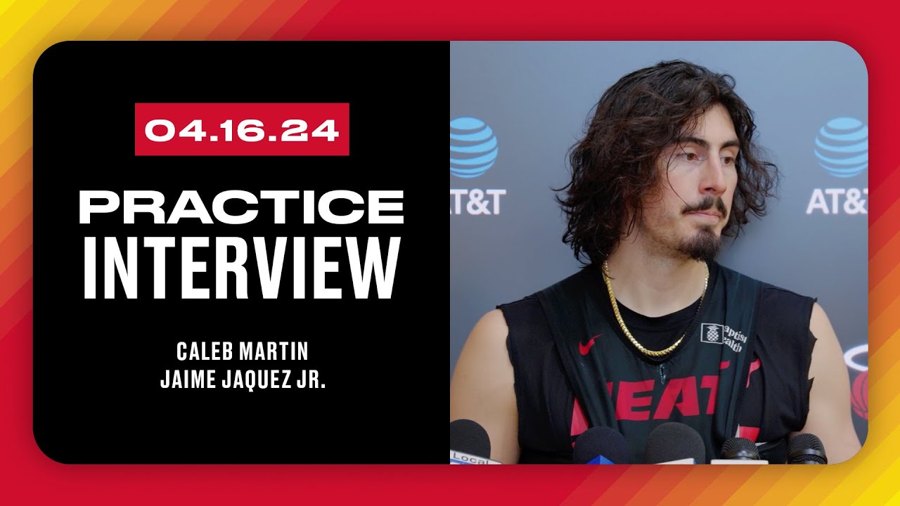 Practice Interview: Caleb Martin, Jaime Jaquez Jr. - YouTube